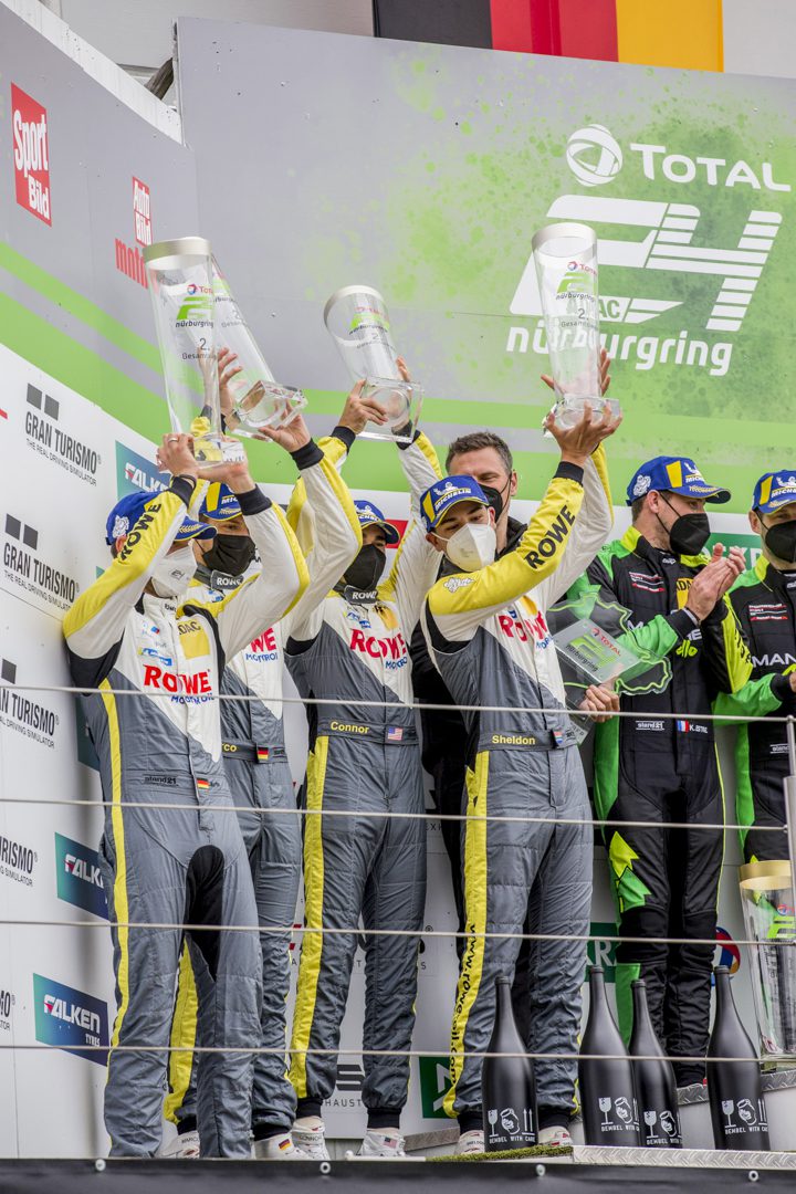 Farewell podium for the BMW M6 GT3: last-year’s winners ROWE Racing ...
