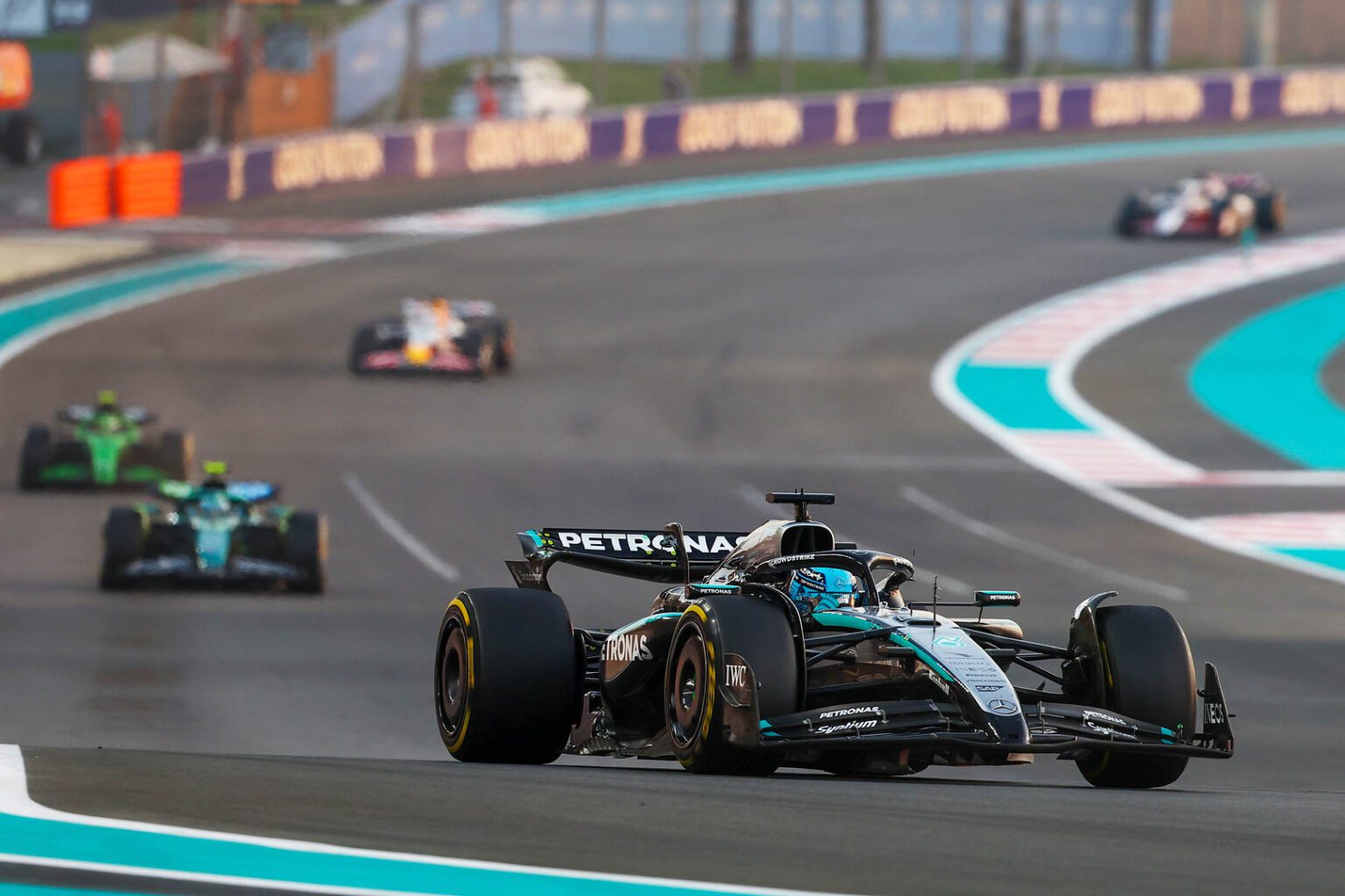 Turbo-Hybrid Era Ends: Mercedes Secures P2, Celebrated from Yas Marina ...